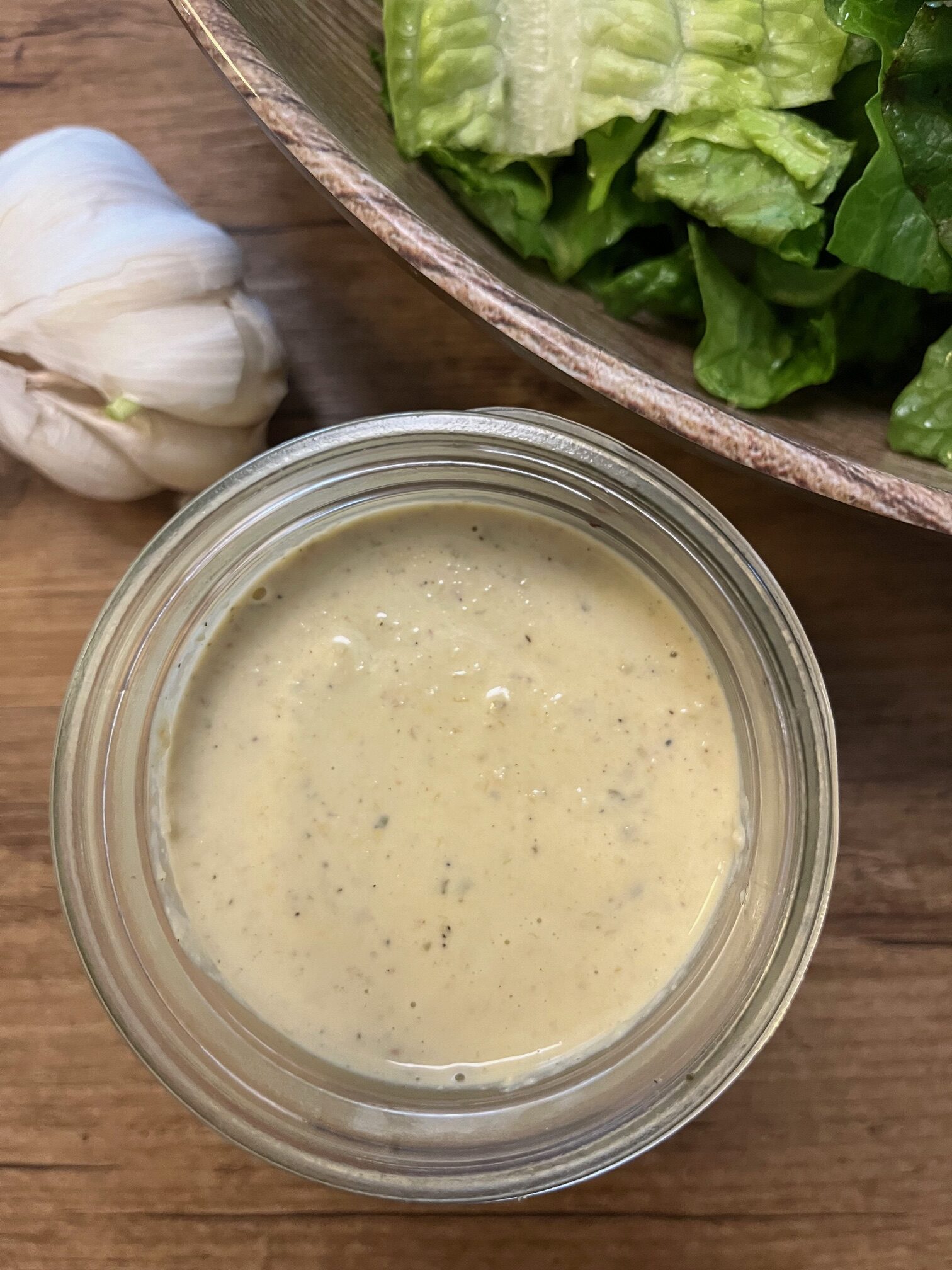 Cashew Caesar Salad Dressing - Dr. Stephanie's Kitchen
