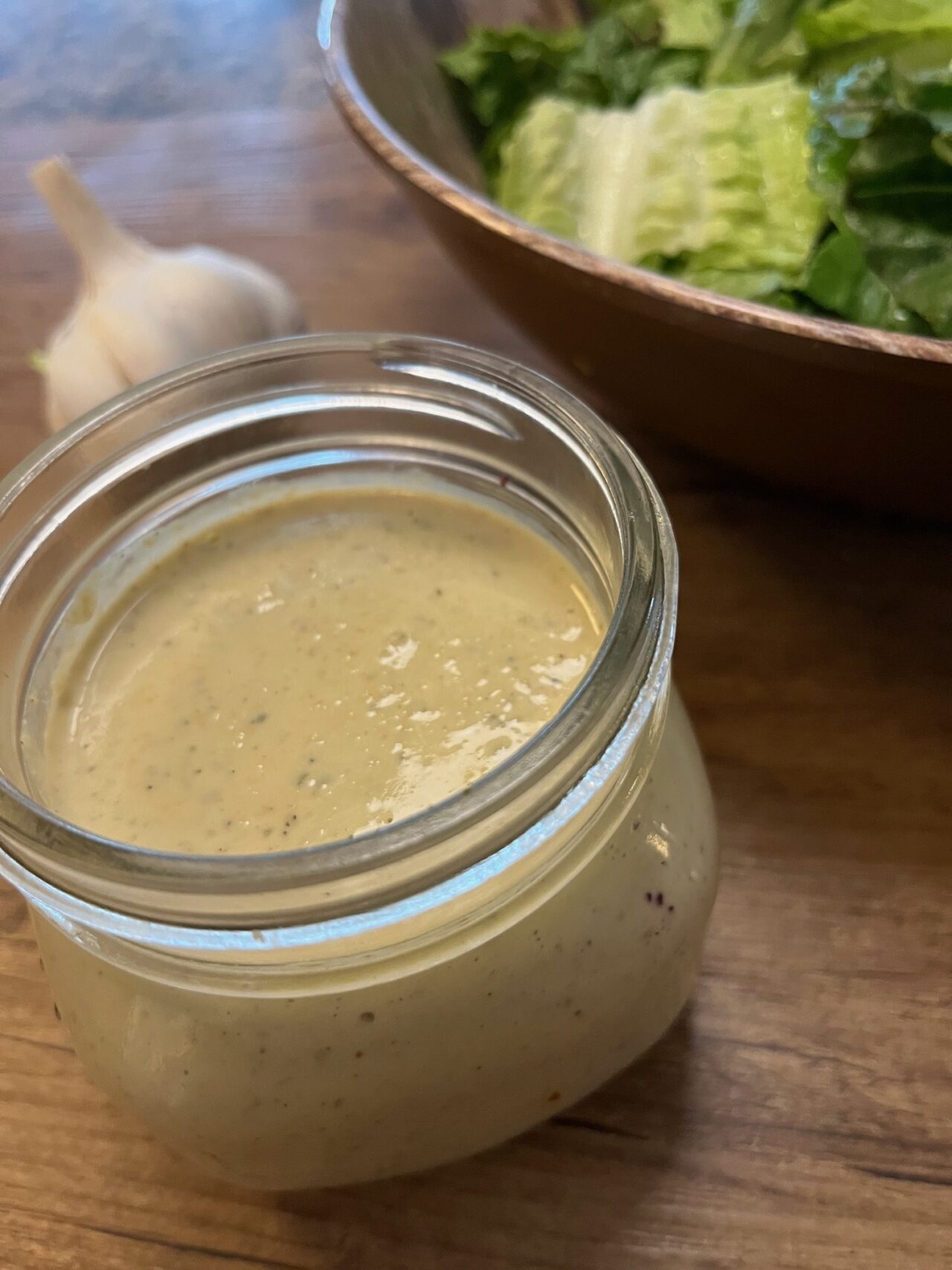Cashew Caesar Salad Dressing - Dr. Stephanie's Kitchen