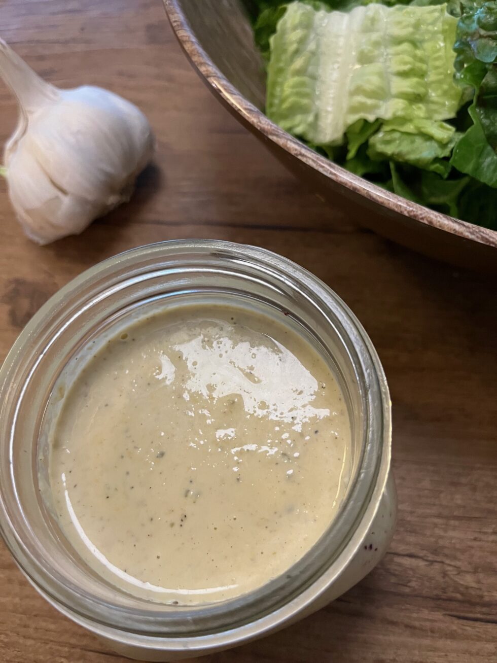 Cashew Caesar Salad Dressing - Dr. Stephanie's Kitchen